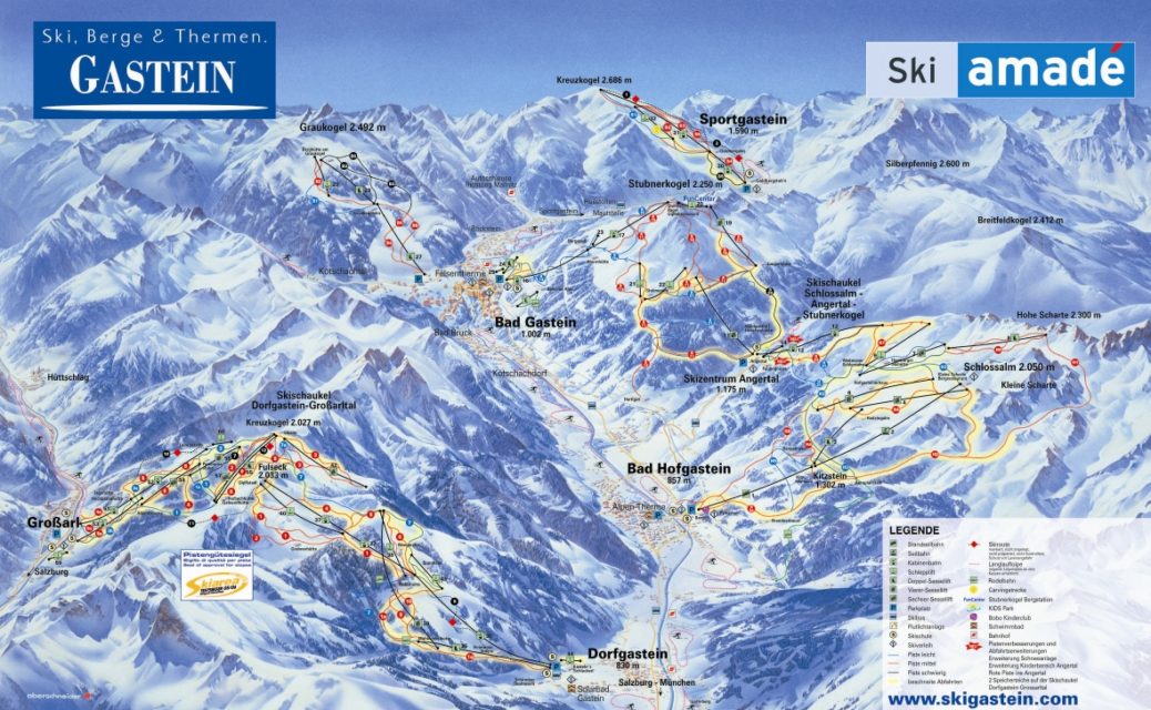 Gastein-Piste-Map-Large | Mountain Vortex