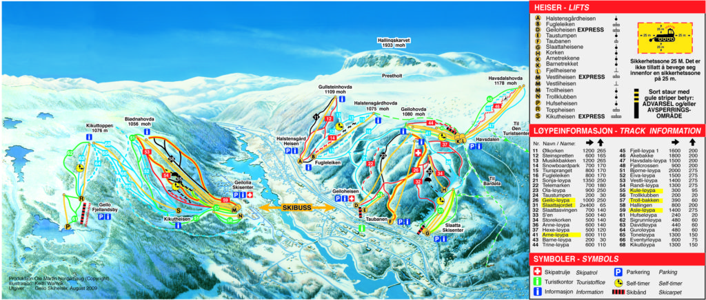 geilo-piste-map | Mountain Vortex